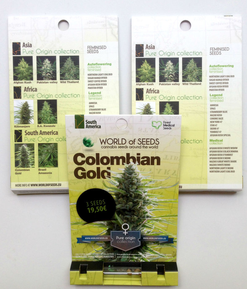 World of Seeds | Colombian Gold (REG) Seeds | Green Parrot